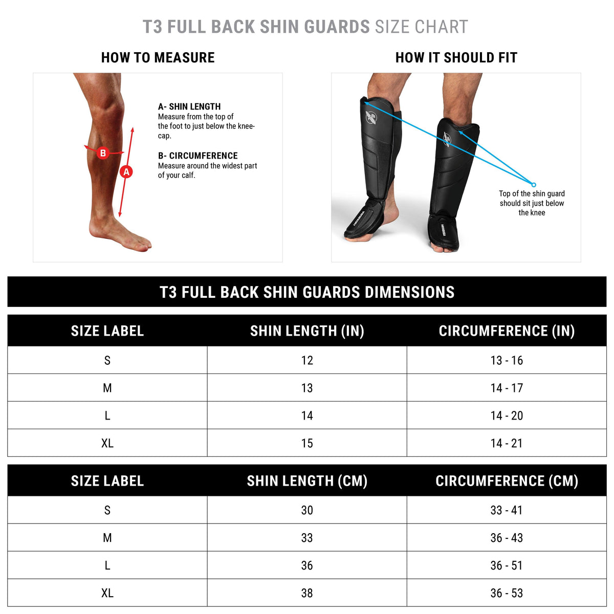 Hayabusa T3 Striking Shing Guards – Box-Up Nation™